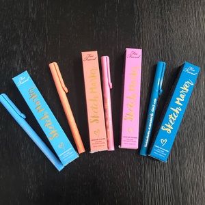 Too Faced | Makeup | Too Faced Sketch Marker Eyeliner Set Of 4 Nwt ...